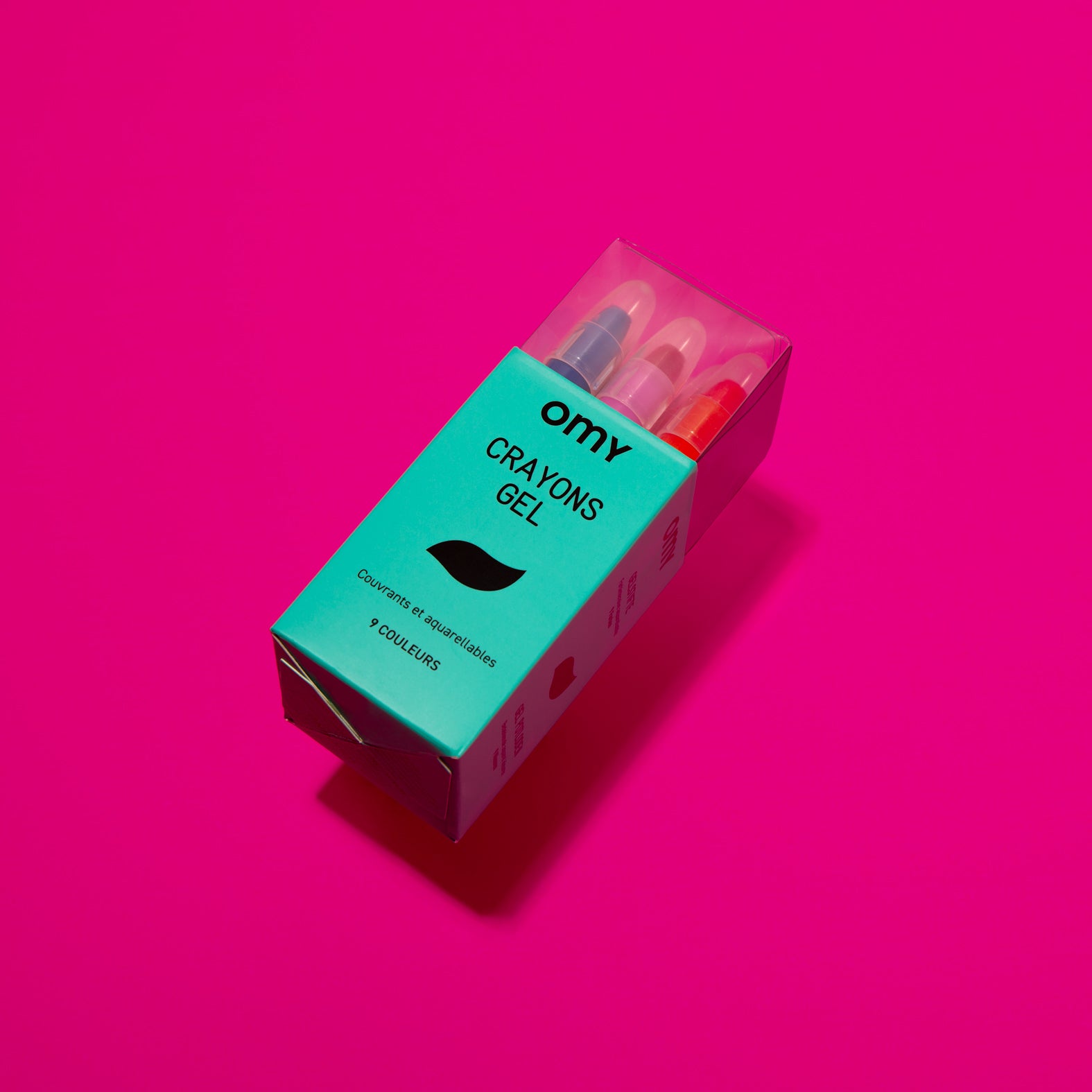 Kids Gel Crayons Set : Box of 9 Intense Watercolors | Official Site Omy ...